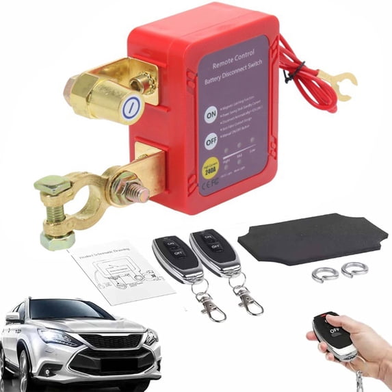 Remote Control Car Battery Disconnect Switch for Anti-Theft Safety ...