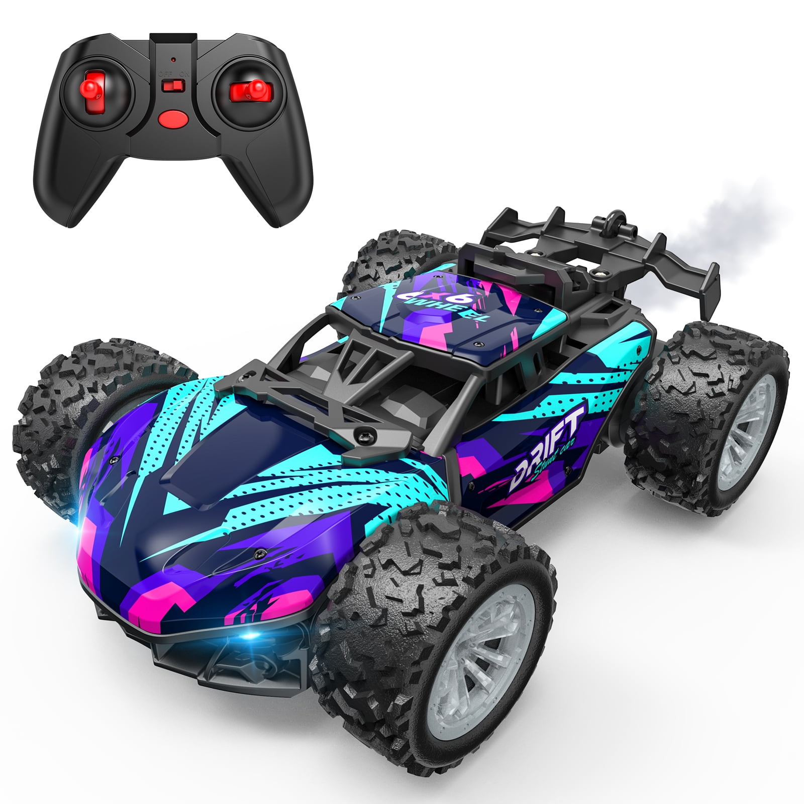 Outdoor High-Speed RC Monster Truck, Rechargeable Batteries Included ...