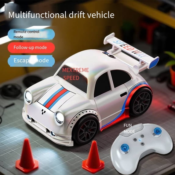 Remote Control Car Desktop Mini Smart Sensing Follow Car Drift Stress ...