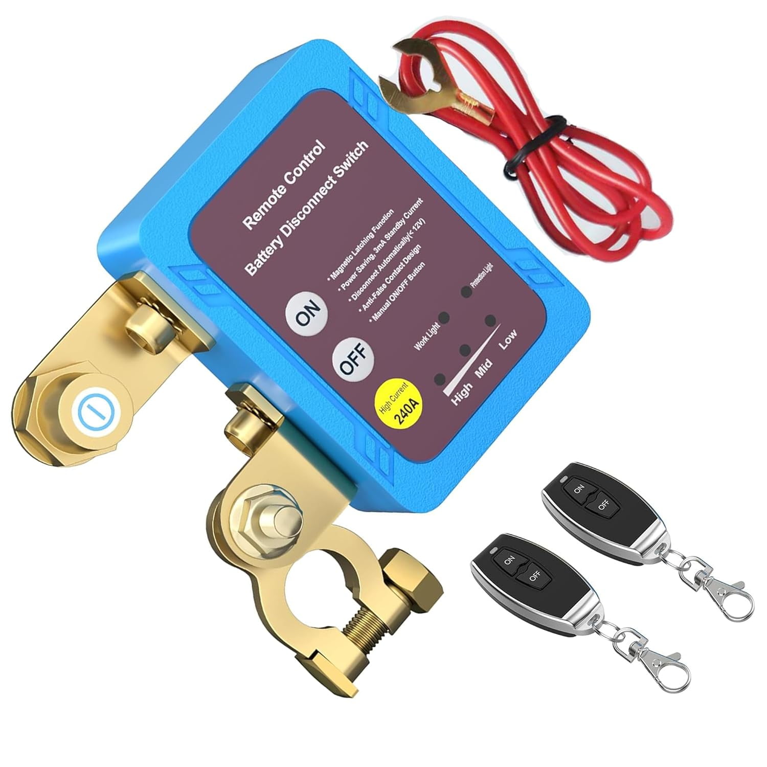 Remote Control of Car Devices for Anti-Theft Safety, 12V 240A Car ...