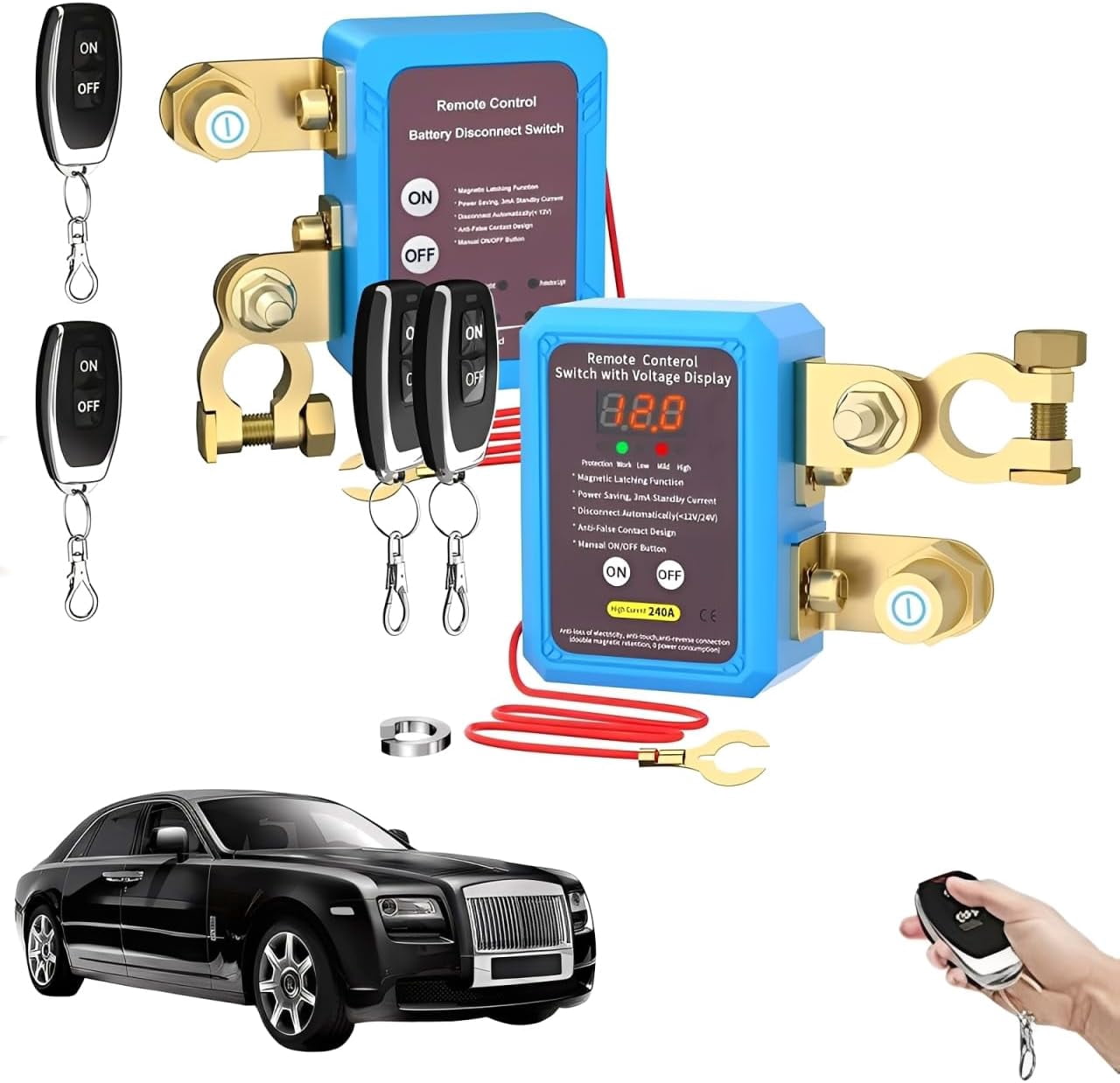 Remote Control of Car Devices for Anti-Theft Safety, 2026 New Remote ...