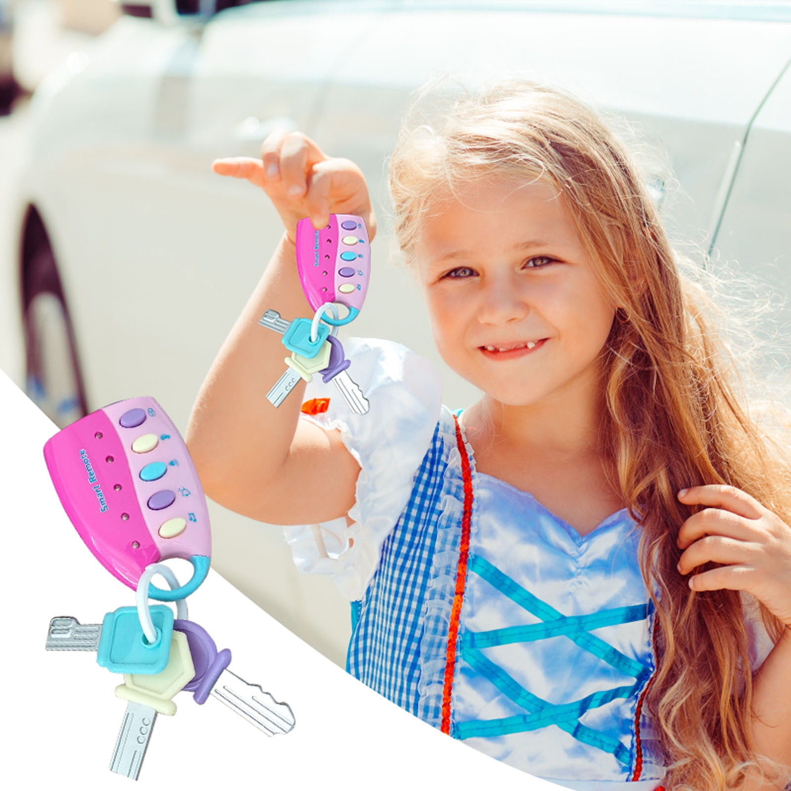 Remote Control Car Key Toy for Toddlers Early Learning Educational ...