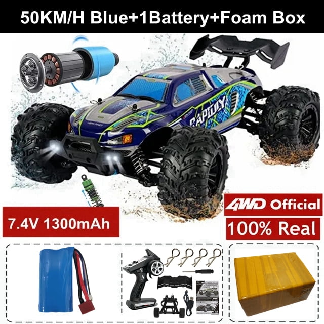 Remote Control Car Off Road 4x4 RC High Speed Truck Super Brushless 50 ...