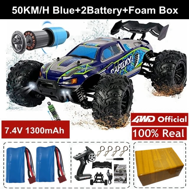 Remote Control Car Off Road 4x4 RC High Speed Truck Super Brushless 50 ...