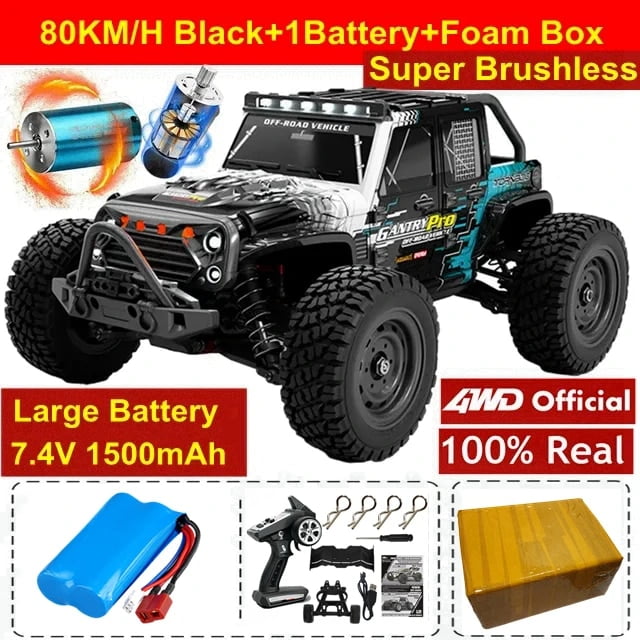 Remote Control Car Off Road 4x4 RC High Speed Truck Super Brushless 50 ...