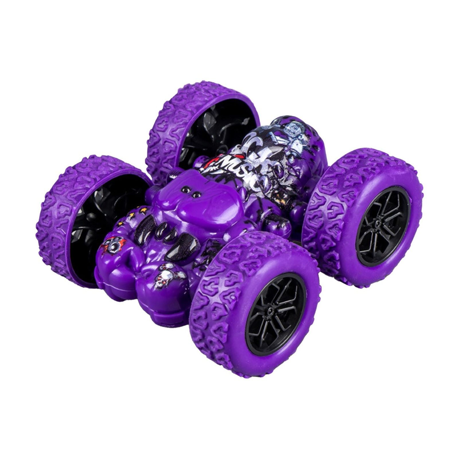 Remote Control Car,RC Cars with Sides Light Strip and Headlights,Double Sided 360 Flips Rotating ...