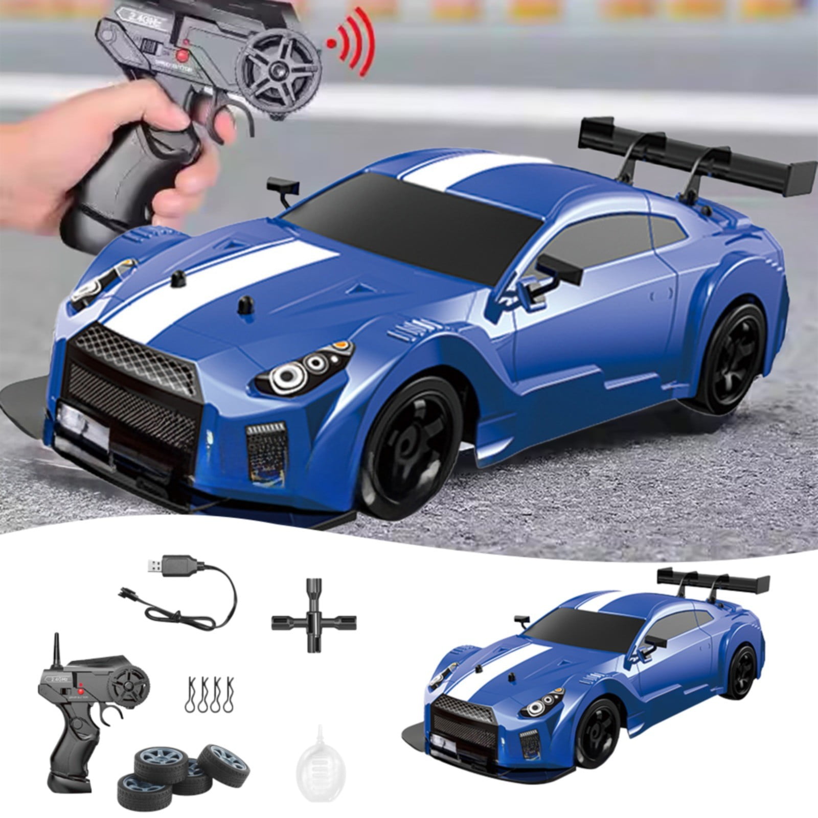 Remote Control Car RC Drift Car 1:16 Scale High Speed Model Vehicle 2 ...