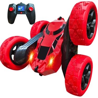 MOVSOU RC Cars, 4WD 2.4Ghz Remote Control Stunt Car, Double Sided 360 ...