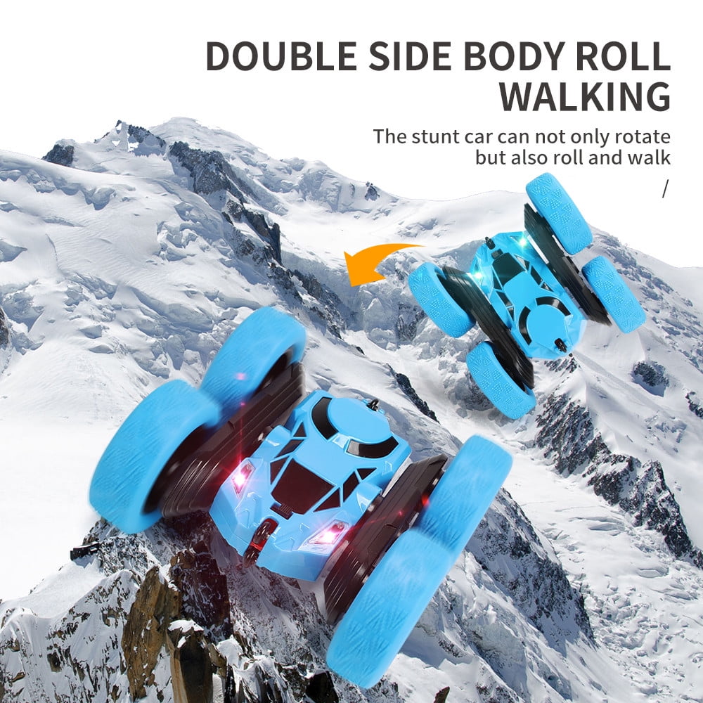 Remote Control Car Stunt RC Cars, 90 Min Playtime, 2.4Ghz Double Sided 360° Rotating RC Crawler ...