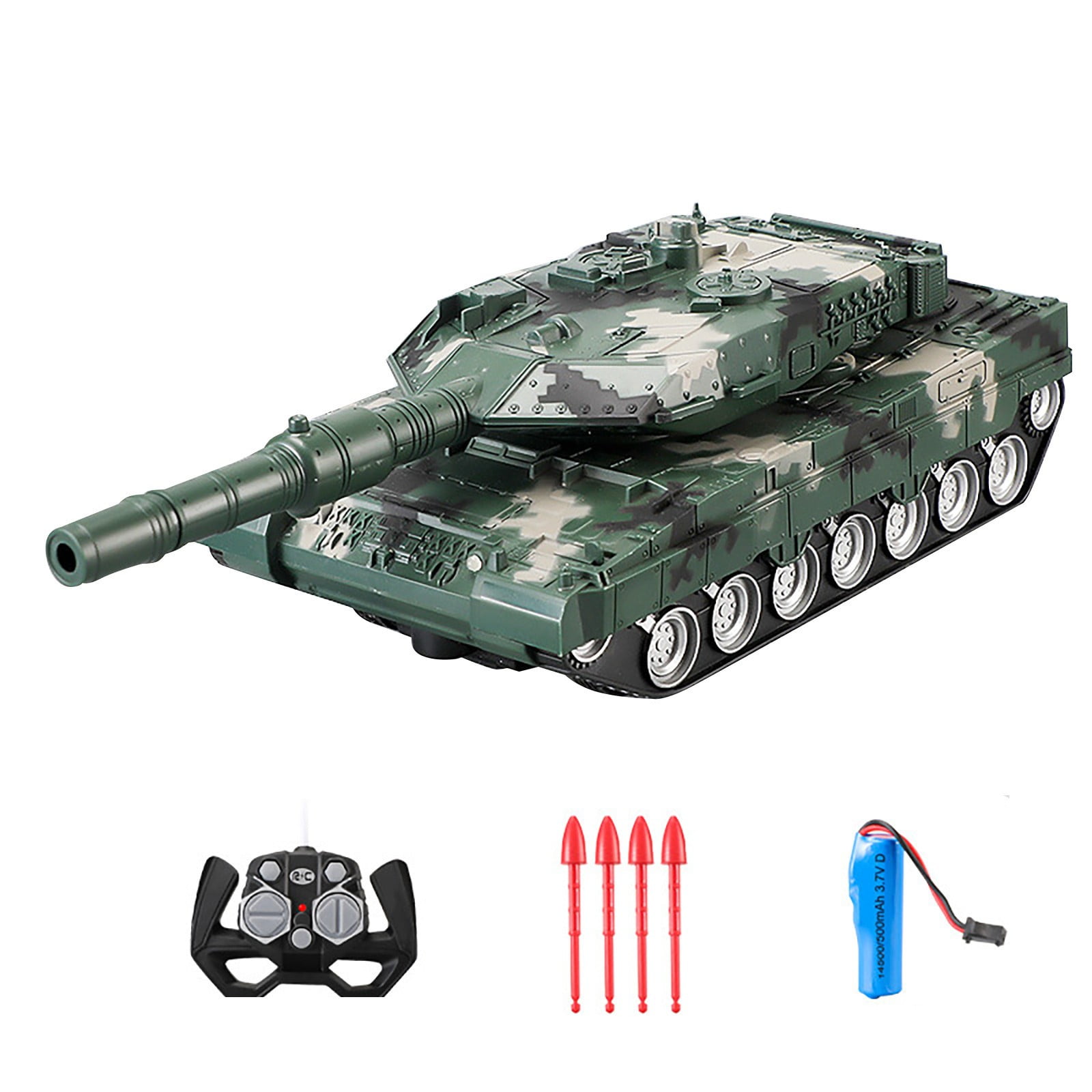 Remote Control Car Toy Tank with Firing Action Wireless Off-Road ...