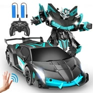 1:18 Scale Transform RC Car Robot, 2.4G Remote Control, One Button ...