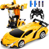 1:18 Scale Transform RC Car Robot, 2.4G Remote Control, One Button ...