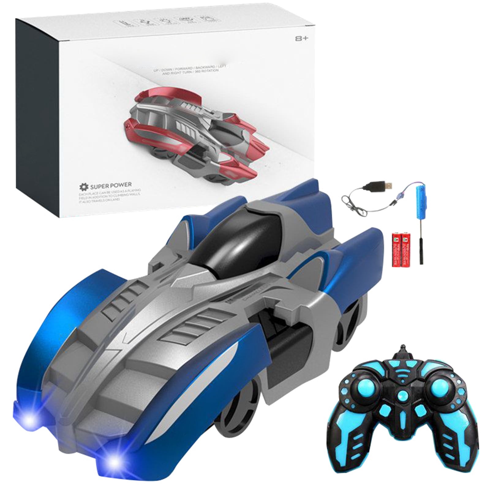 Remote Control Car - Wall Climbing Remote Control Car, Rc Stunt Car for ...