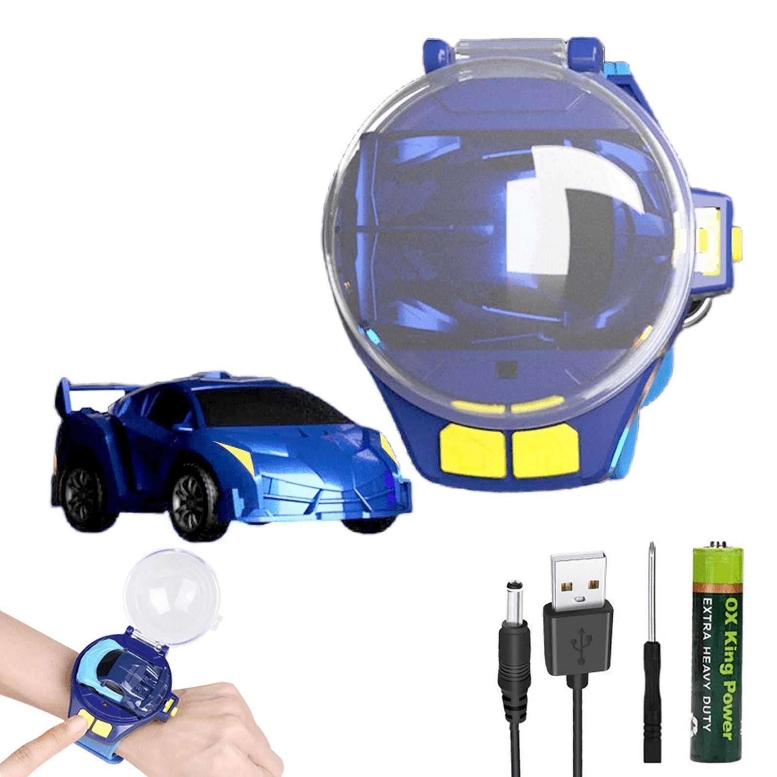 Remote Control Car Watch Toys with LED Light,Mini 2.4GHZ RC Race Car ...