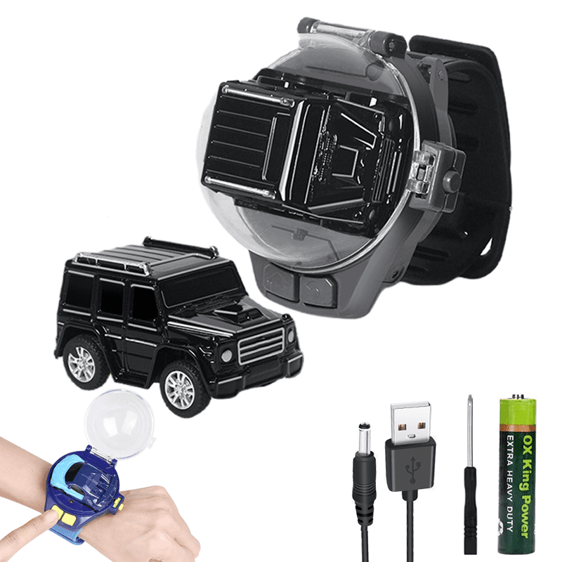 Remote Control Car Watch Toys with LED Light,Mini 2.4GHZ RC Race Car ...