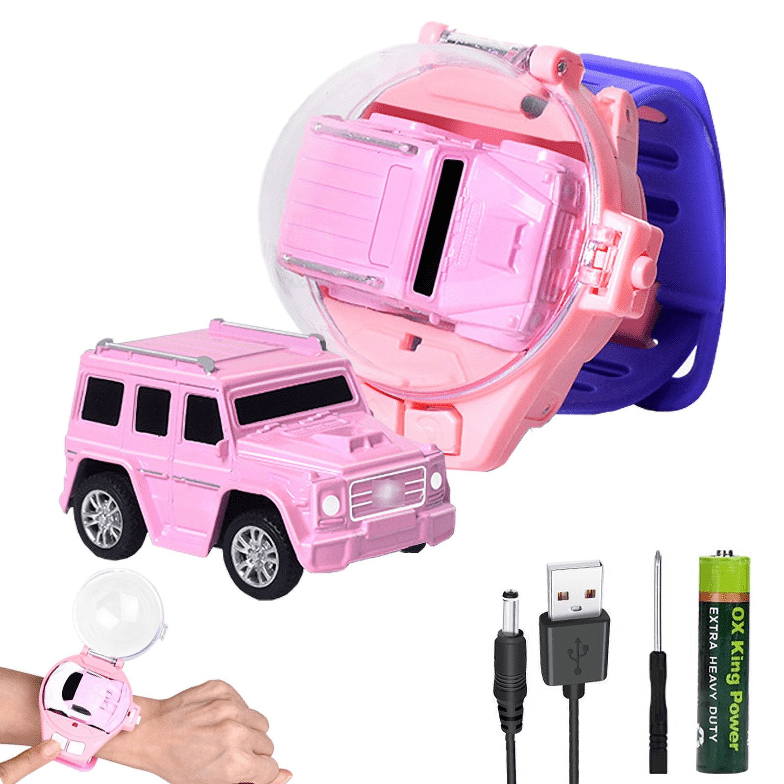 Remote Control Car Watch Toys with LED Light,Mini 2.4GHZ RC Race Car ...