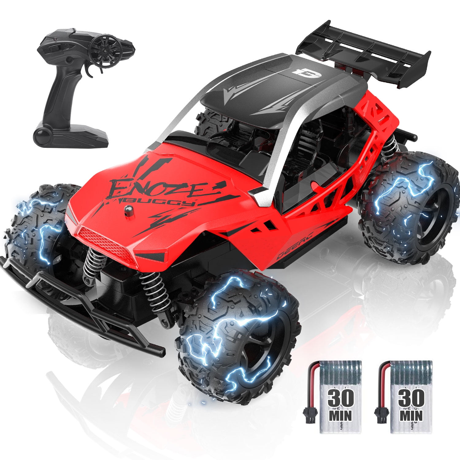 Remote Control Car for Kids, Electric Monster Truck Off-Road Vehicle ...