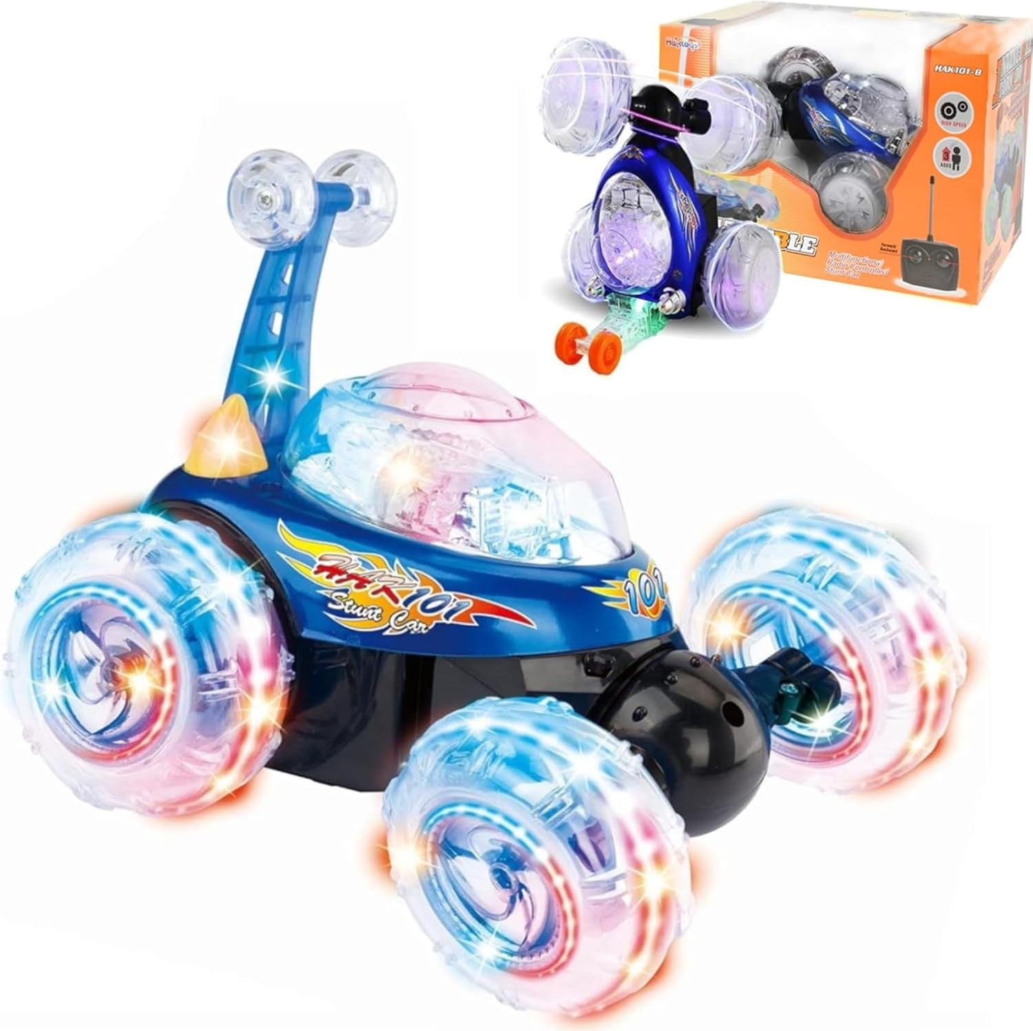 Remote Control Car for Kids: Invincible Tornado, Radio Control Stunt ...