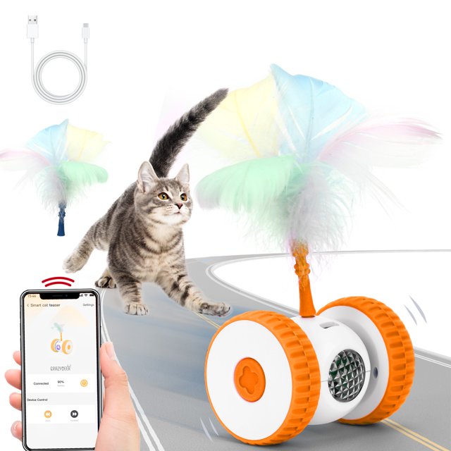 Remote Control Cat Toy Hunting Electronic Cat Toy Smart Moving Home ...