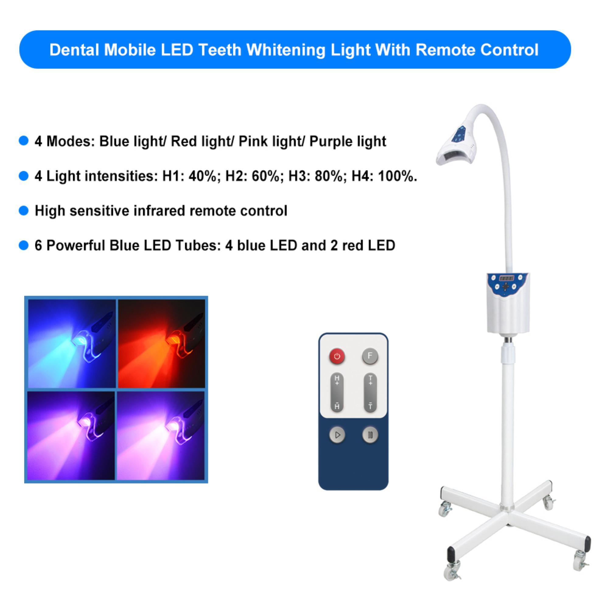 Remote Control Cold Bleaching Teeth Whitening Lamp - 4 Color Dental ...