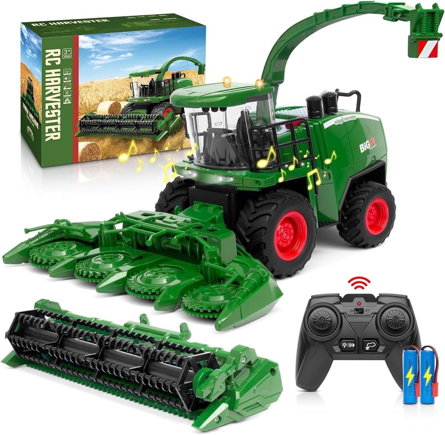 Remote Control Combine Harvester Tractor Toy - Walmart.com