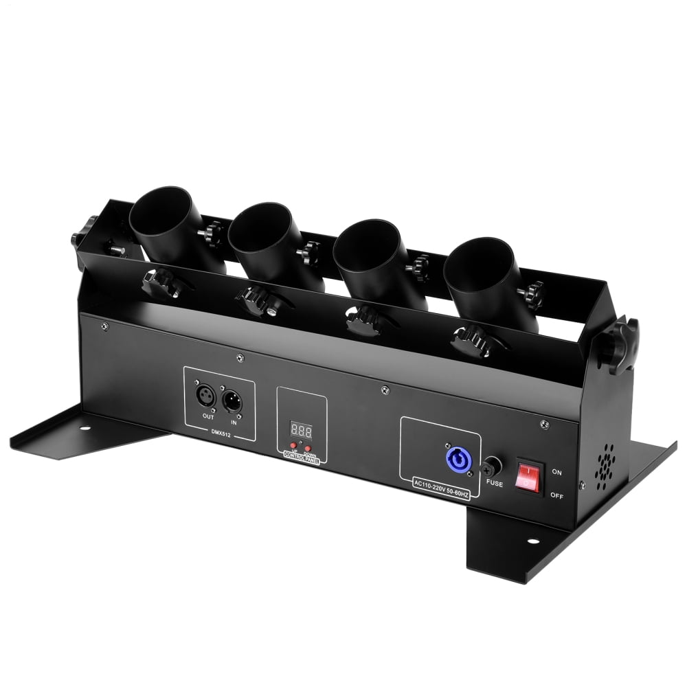 Remote Control Confetti Machine, 4 Heads Confetti Blower, with LED ...