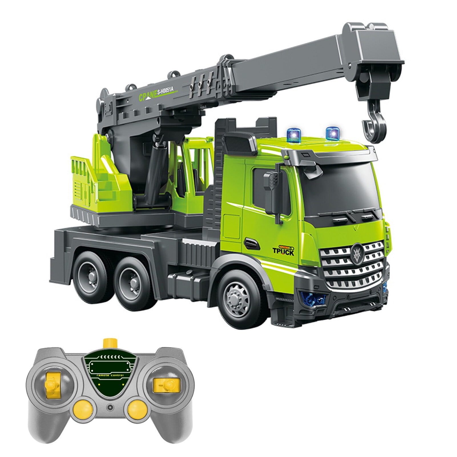 Remote Control Crane Toy 1/14 Electric Remote Control Crane Truck ...