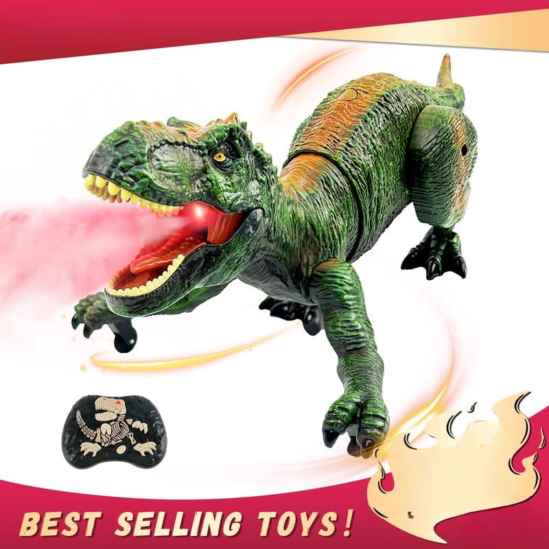 Remote Control Dinosaur Animal Toy, Spinosaurus and T-rex, swift ...