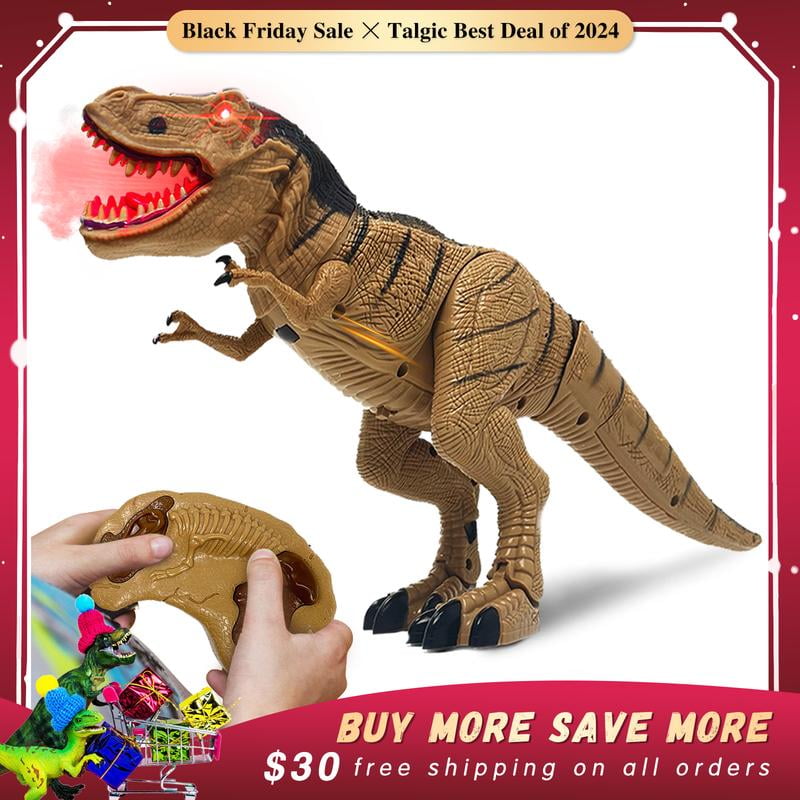 Remote Control Dinosaur Animal Toy, Spinosaurus and T-rex, swift ...