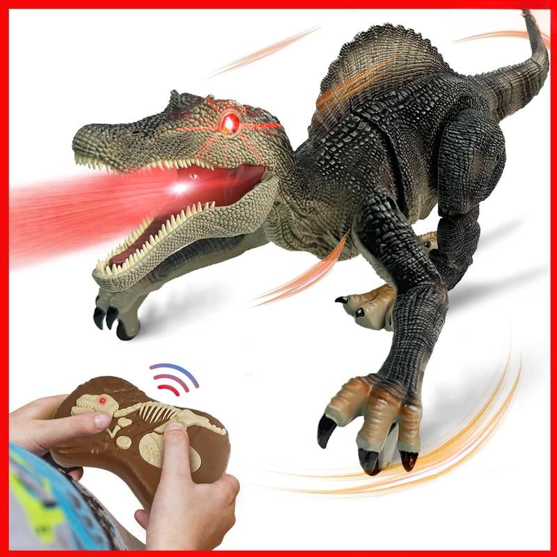 Remote Control Dinosaur Animal Toy, Spinosaurus and T-rex, swift ...