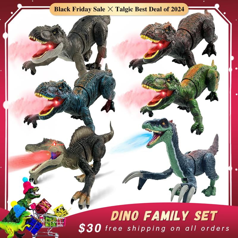 Remote Control Dinosaur Animal Toy, Spinosaurus and T-rex, swift ...