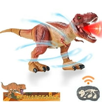 HANMUN Robot Dinosaur Toy for Kids 3-8+, T rex with Light & Roaring ...
