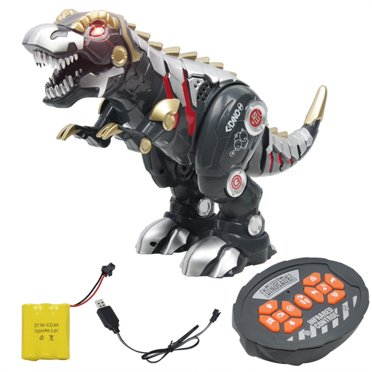 MABOTO Remote Control Dinosaur Toys, Walking Robot Dinosaur LED Light ...
