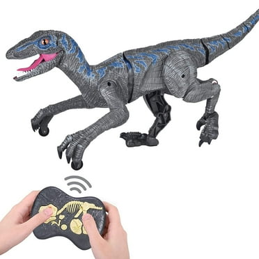 Dawdix Remote Control Dinosaur, RC Dinosaur Toy with LED Light & Sound, Rechargeable 2.4Ghz ...