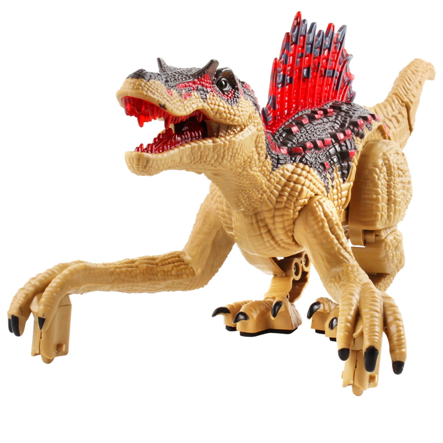 Remote Control Dinosaur - Walking Robot with LED Light Roaring Sound, 2 ...