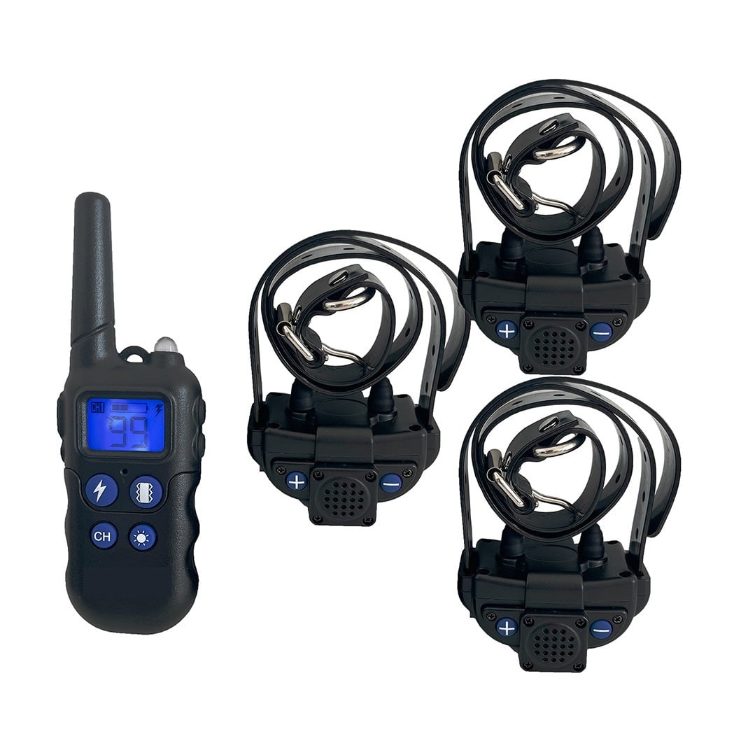 Remote Control Dog Training Collar Rechargeable Waterproof Shock Collar ...