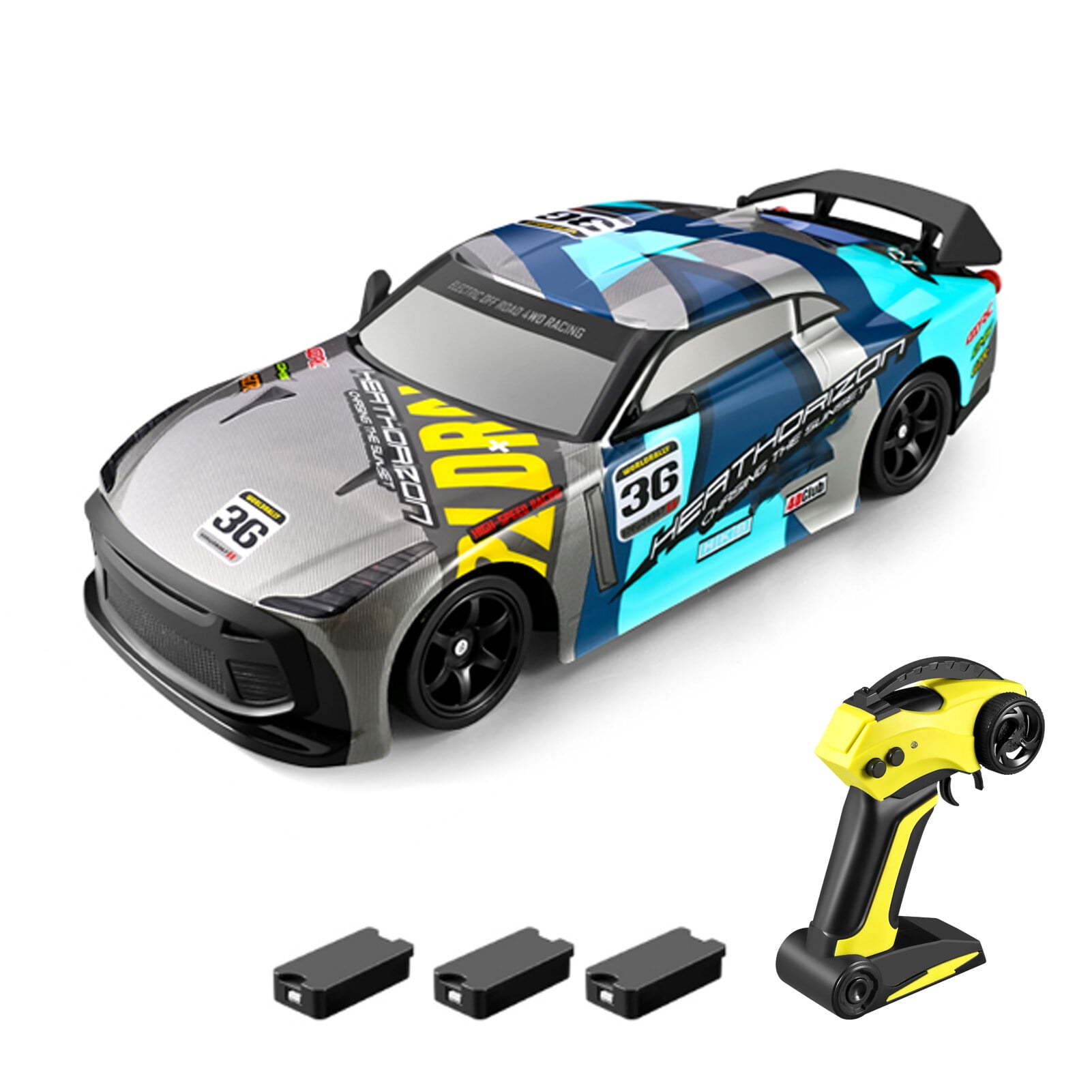 Remote Control Drift Car Remote Control Car 2.4GHz 4WD 30km/h High ...