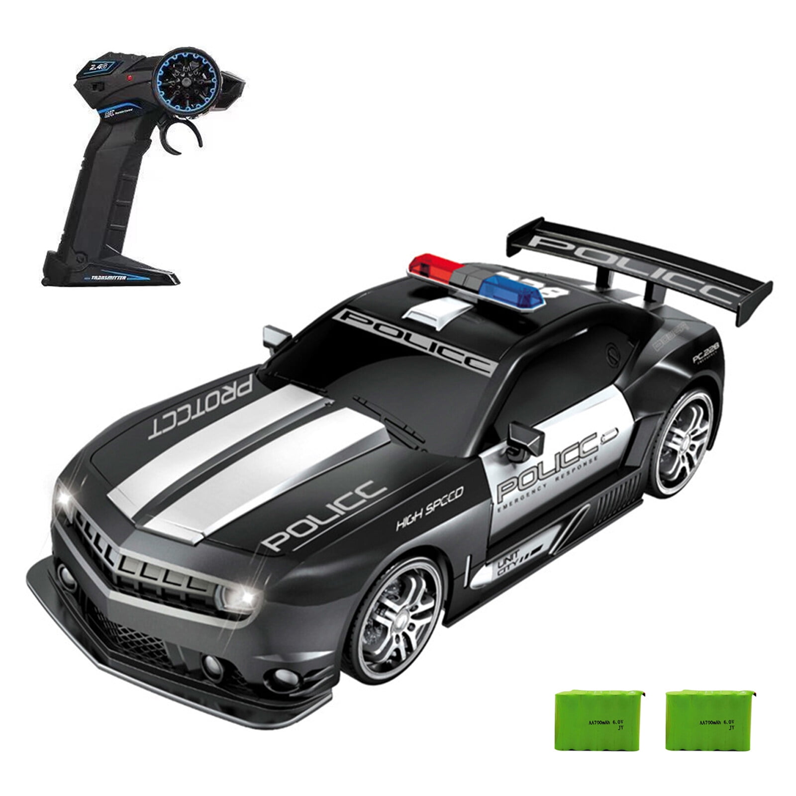 Remote Control Drift Car Remote Control Police Car Large Size Remote ...