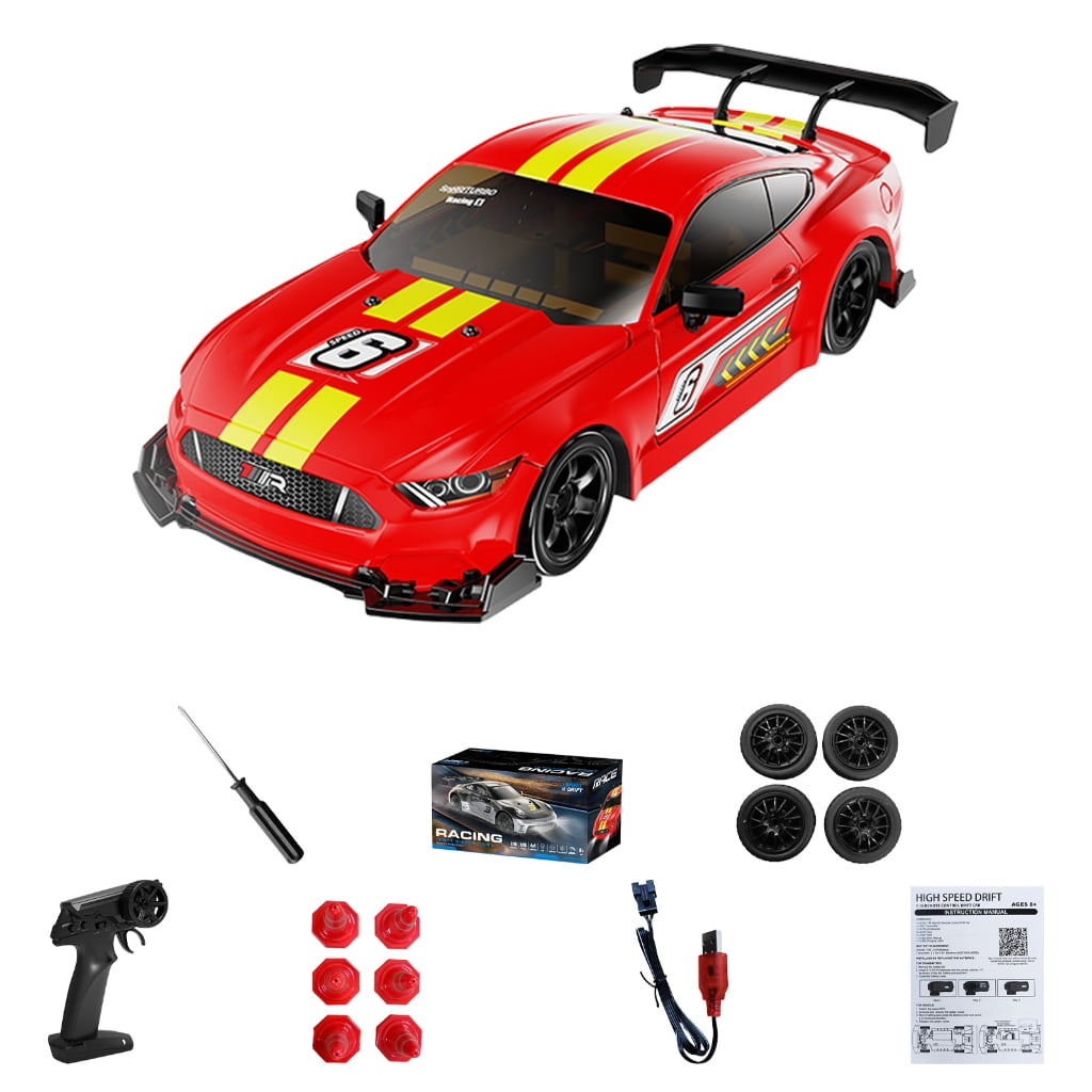 Remote Control Drifting Car Toy 4WD Model Vehicle Toy for Children 1/16 ...