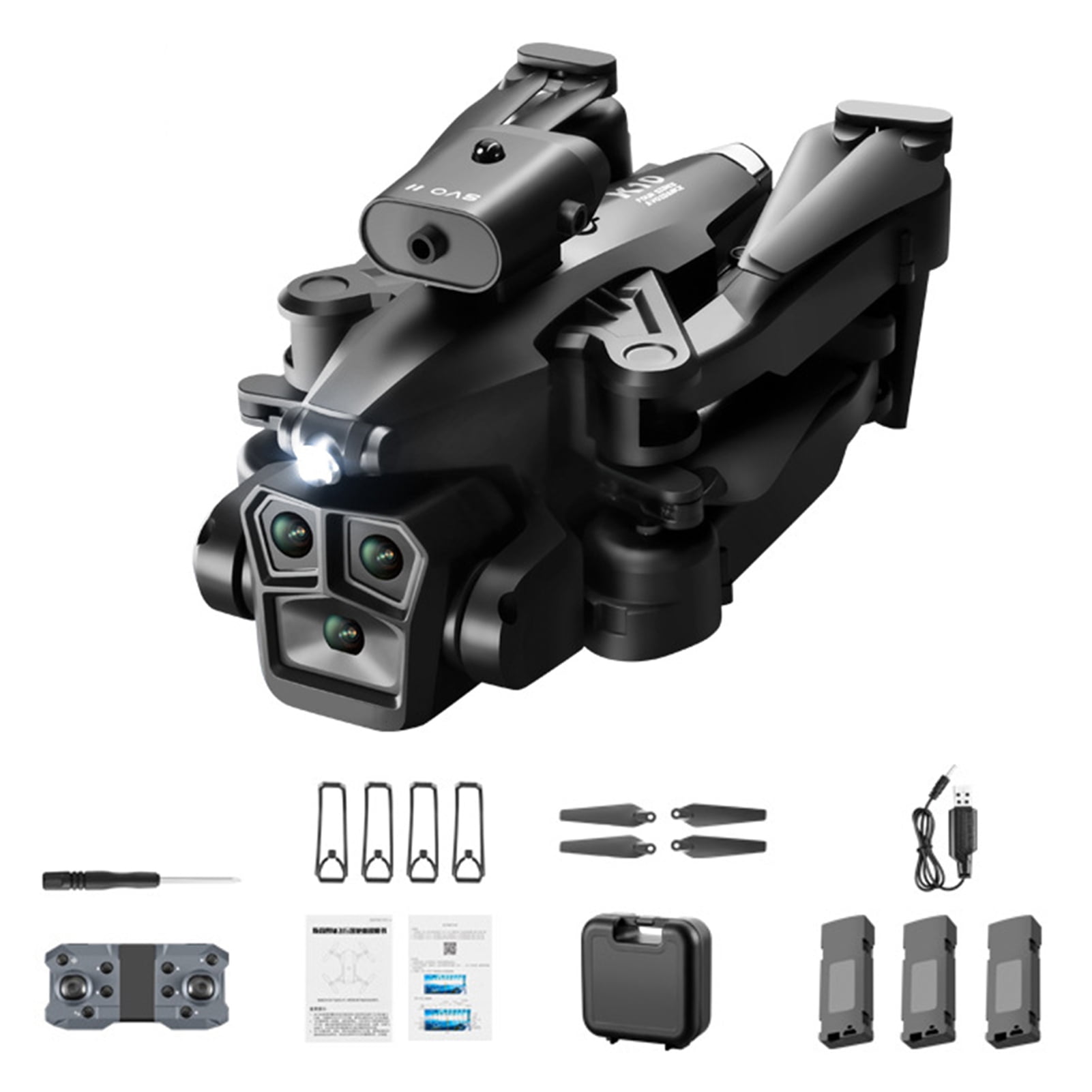 Remote Control Drone with Camera, 4K Brushless Motor Drone, Obstacle ...