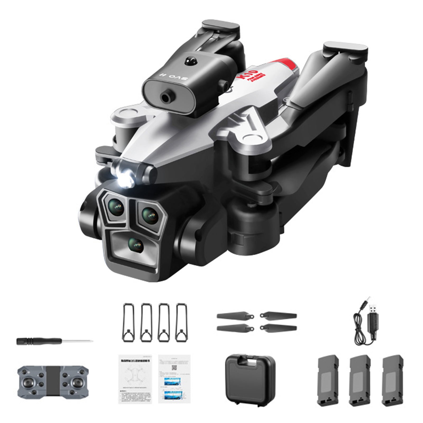 Remote Control Drone with Camera 4K Brushless Motor Drone Obstacle ...