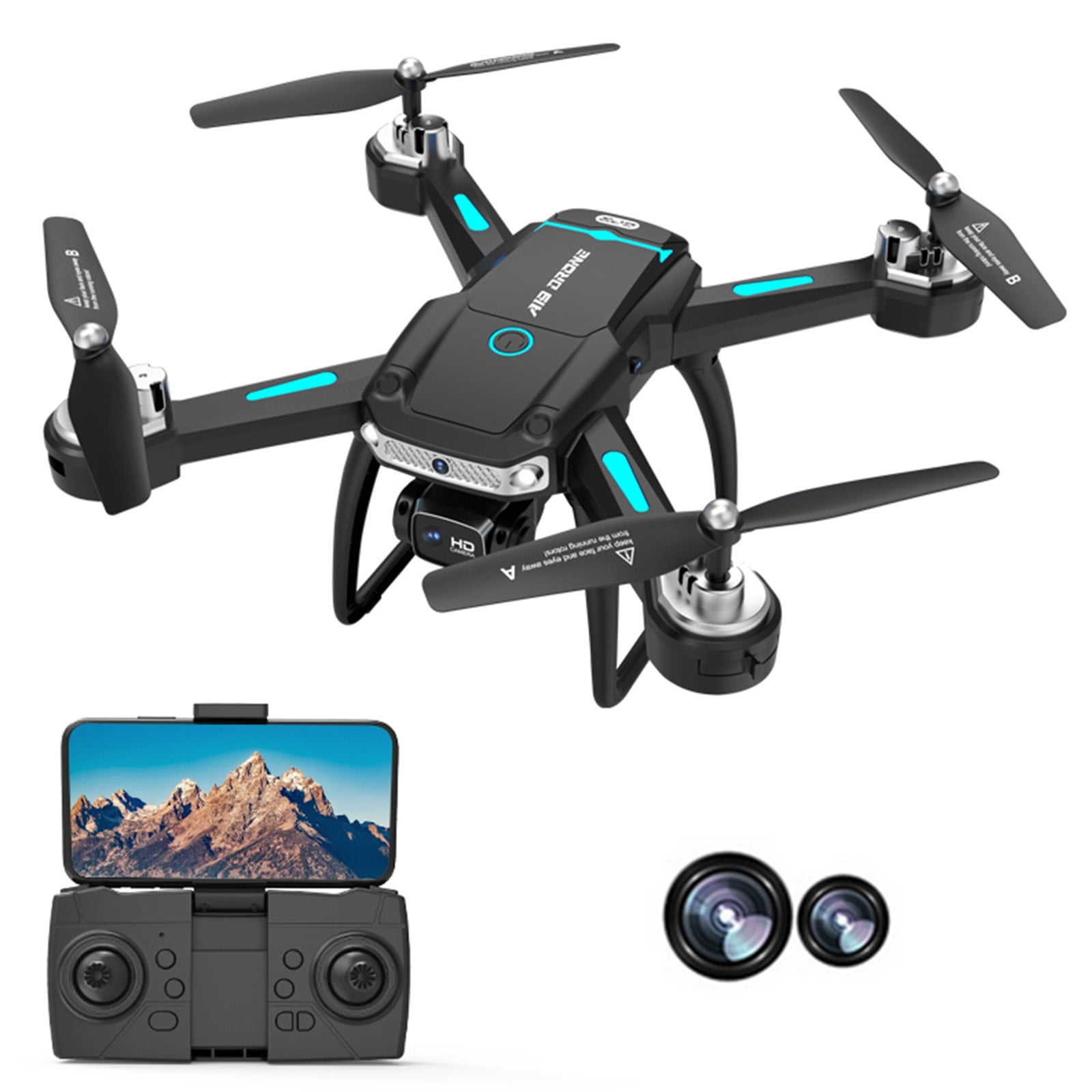 Remote Control Drone With Hd Fpv Camera 1080P Video Wifi Real Time ...