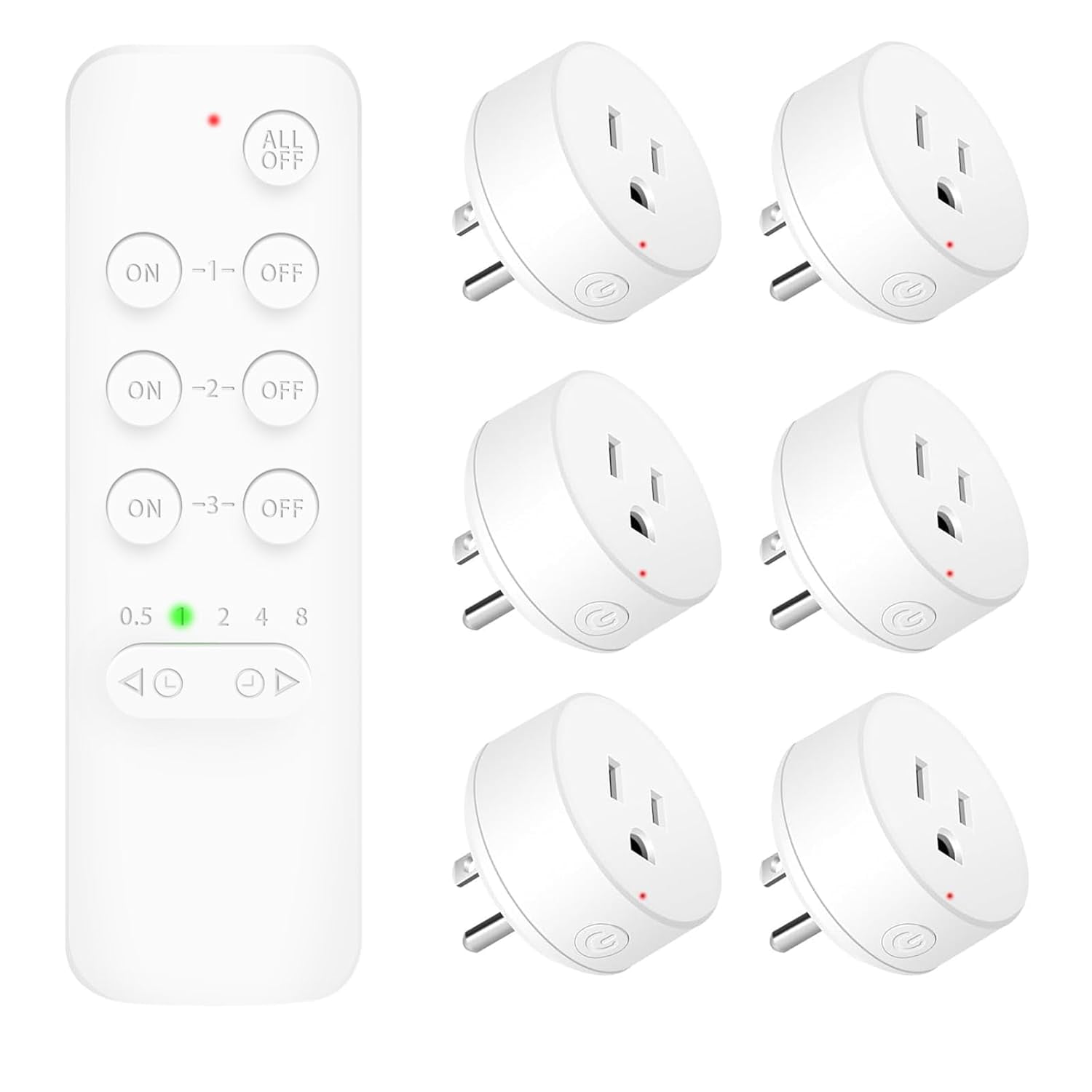 Remote Control Electrical Outlets, Nineleaf Expandable Wireless Outlet Switch with Countdown ...