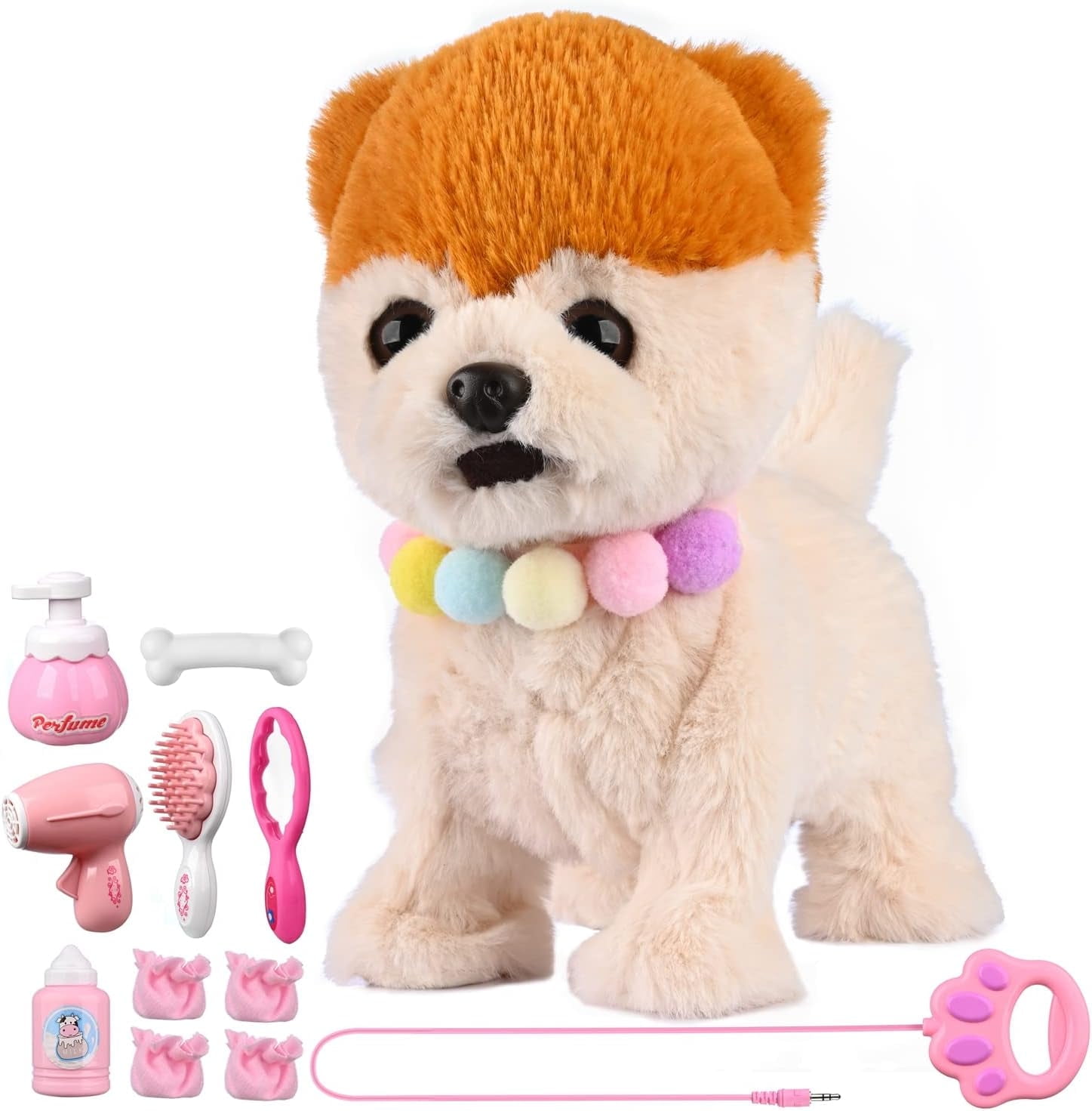 Remote Control Electronic Plush Puppy Toy Pet for Girls Kids ...