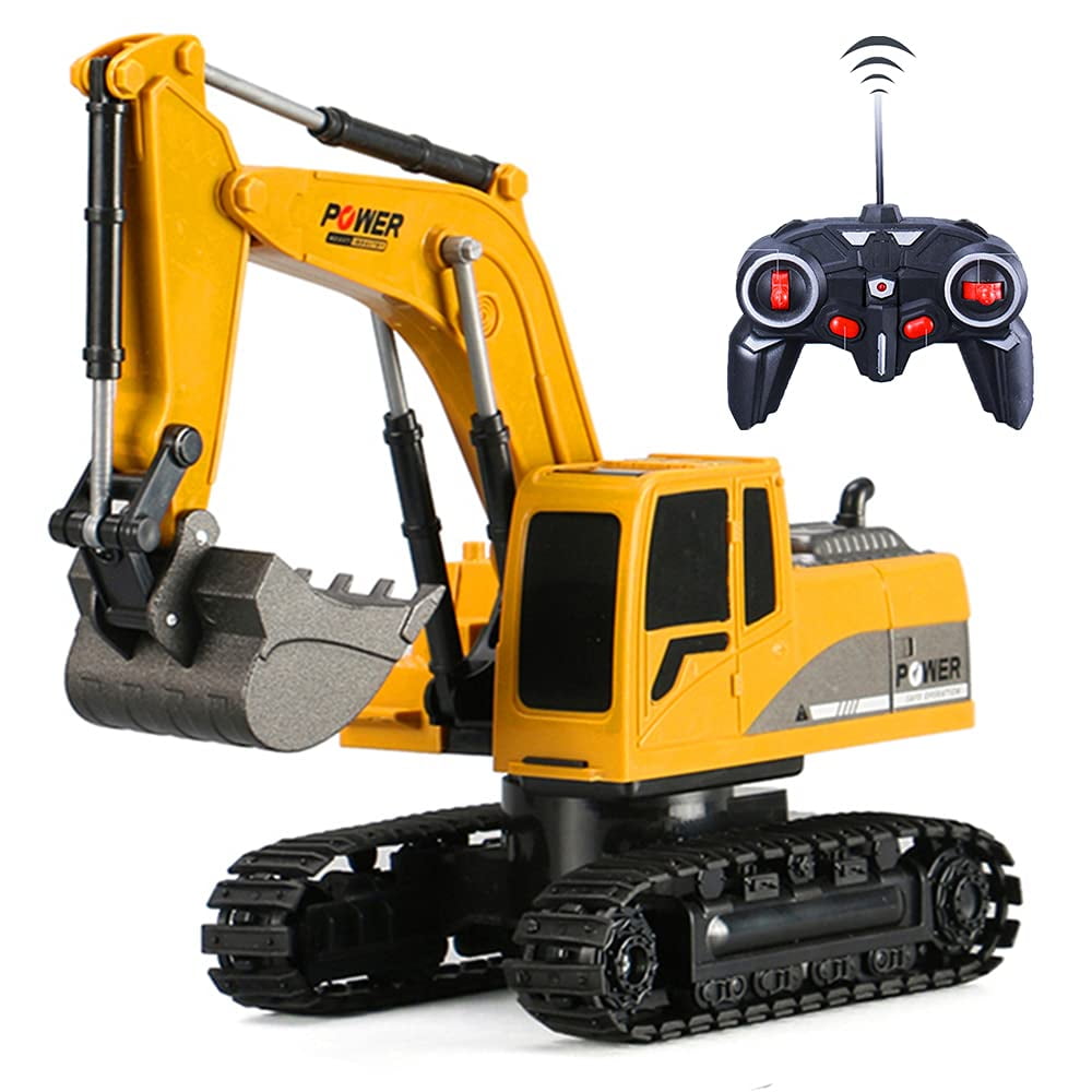 Remote Control Excavator Construction Vehicle with Sound & Lights ...