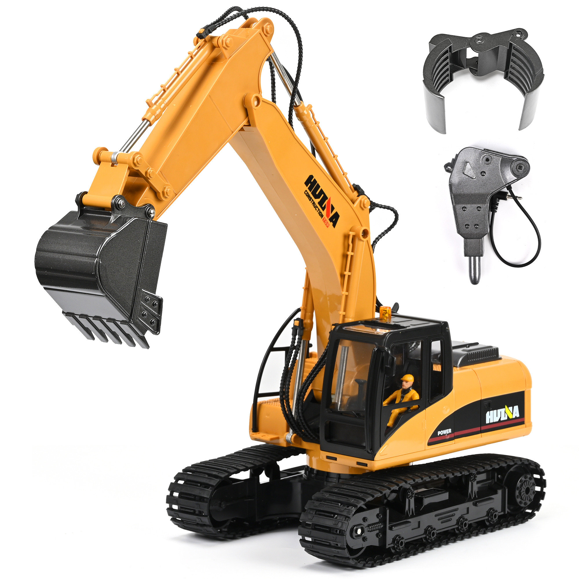 Cat Tough Rigs Construction 15" Toy Excavator, Yellow - Walmart.com
