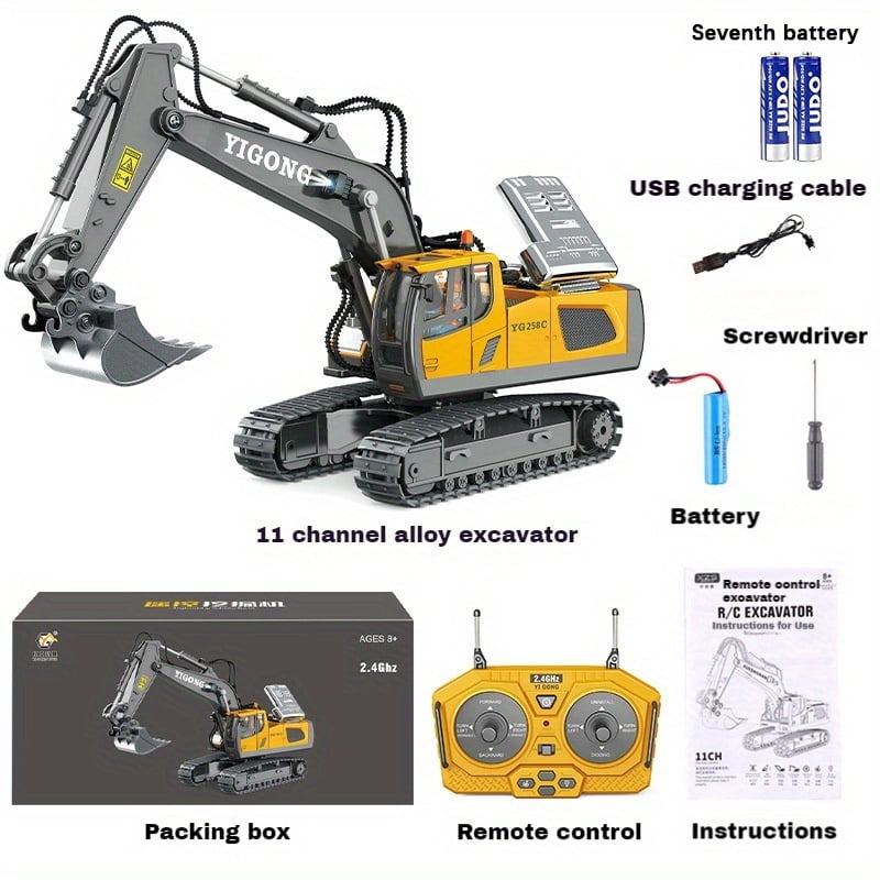 Remote Control Excavator, Remote Control Alloy Excavator Construction ...