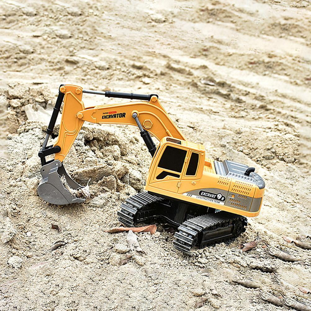 Remote Control Excavator Toy Construction Vehicle Rc Tractor Trucks ...