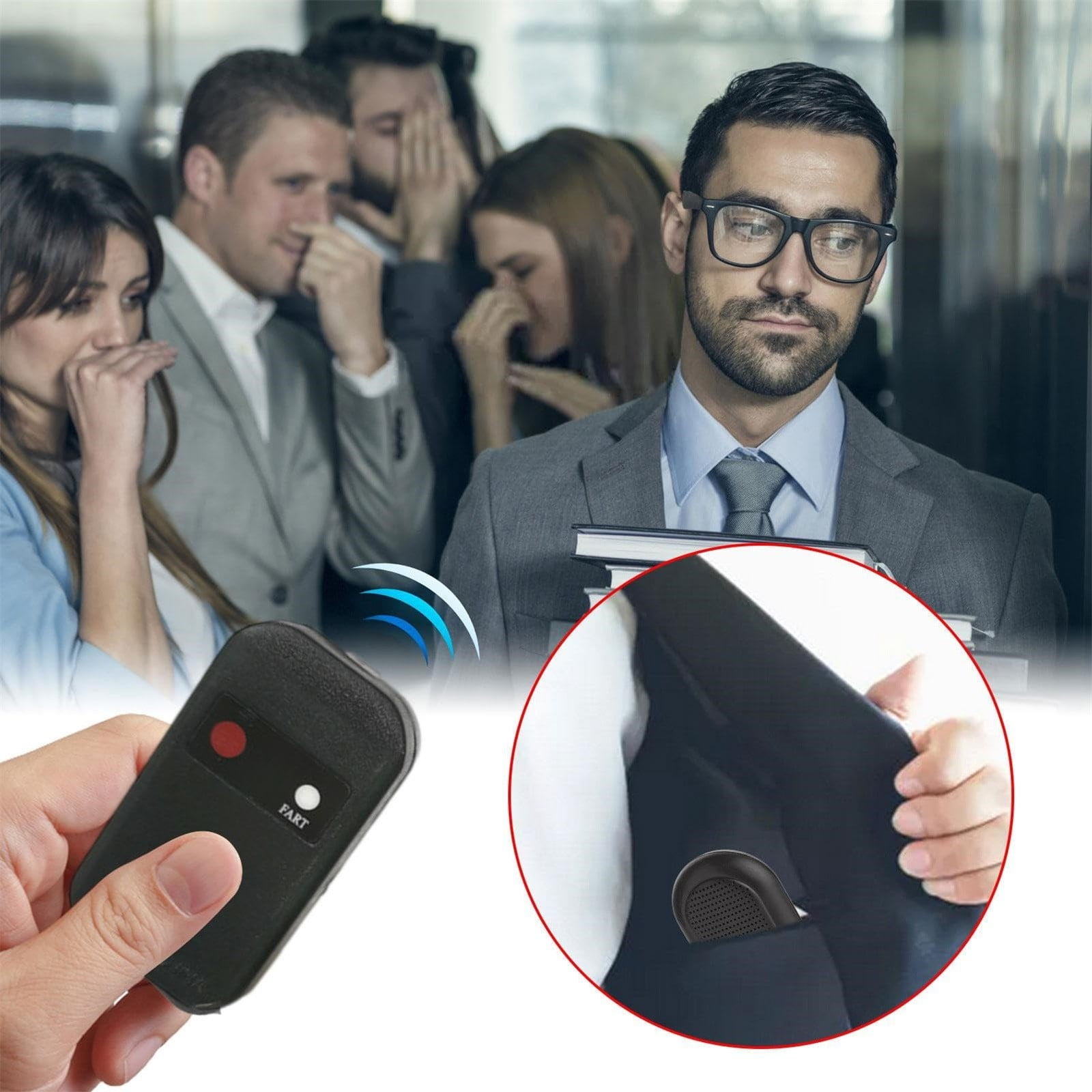 Remote Control Fart Machine Prank Device for Halloween Practical Joke ...