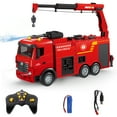 Remote Control Fire Truck, 9 Channel RC Rescue Firetruck with Water ...